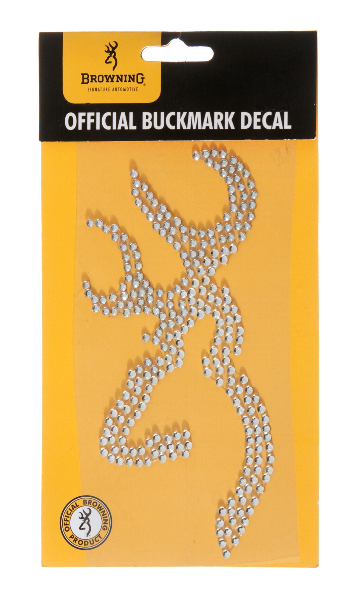 Browning Silver Rhinestone Buckmark Decal | Cabela's